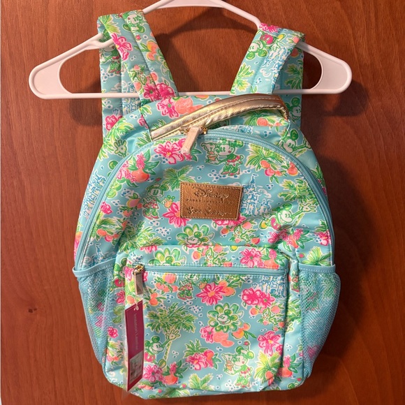 Lilly Pulitzer | Bags | Lilly Pulitzer Lilly Loves Disney Backpack ...
